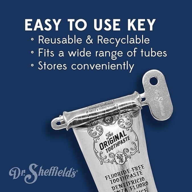 Dr. Sheffield's Aluminum Tube Key | Dr. Sheffield's Naturals